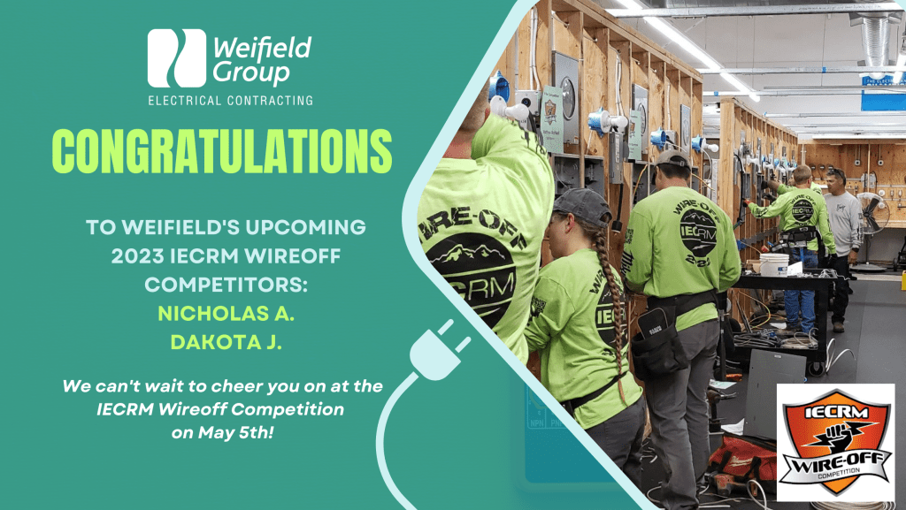 WEIFIELD 2023 IECRM WIRE-OFF QUALIFIERS! | Weifield Electrical Contracting