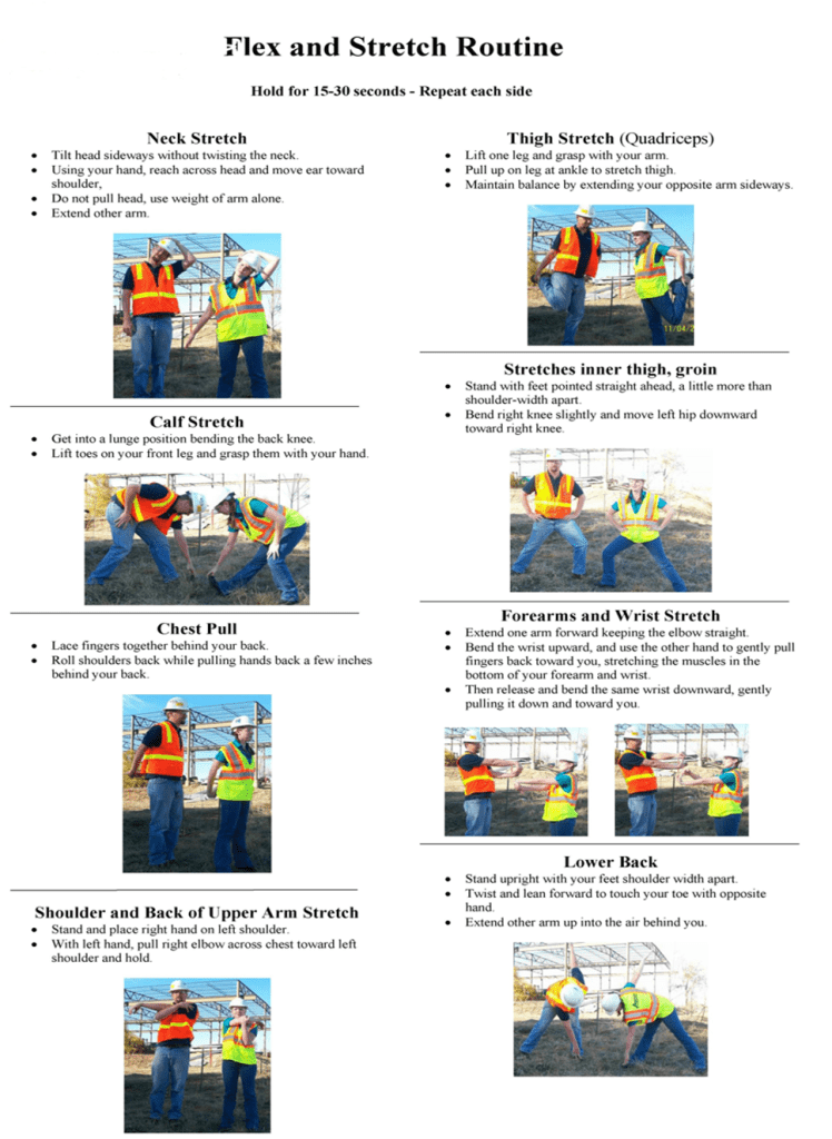 WEIFIELD SAFETY MINUTE: WHY STRETCH & FLEX IS GREAT FOR YOUR HEALTH ...
