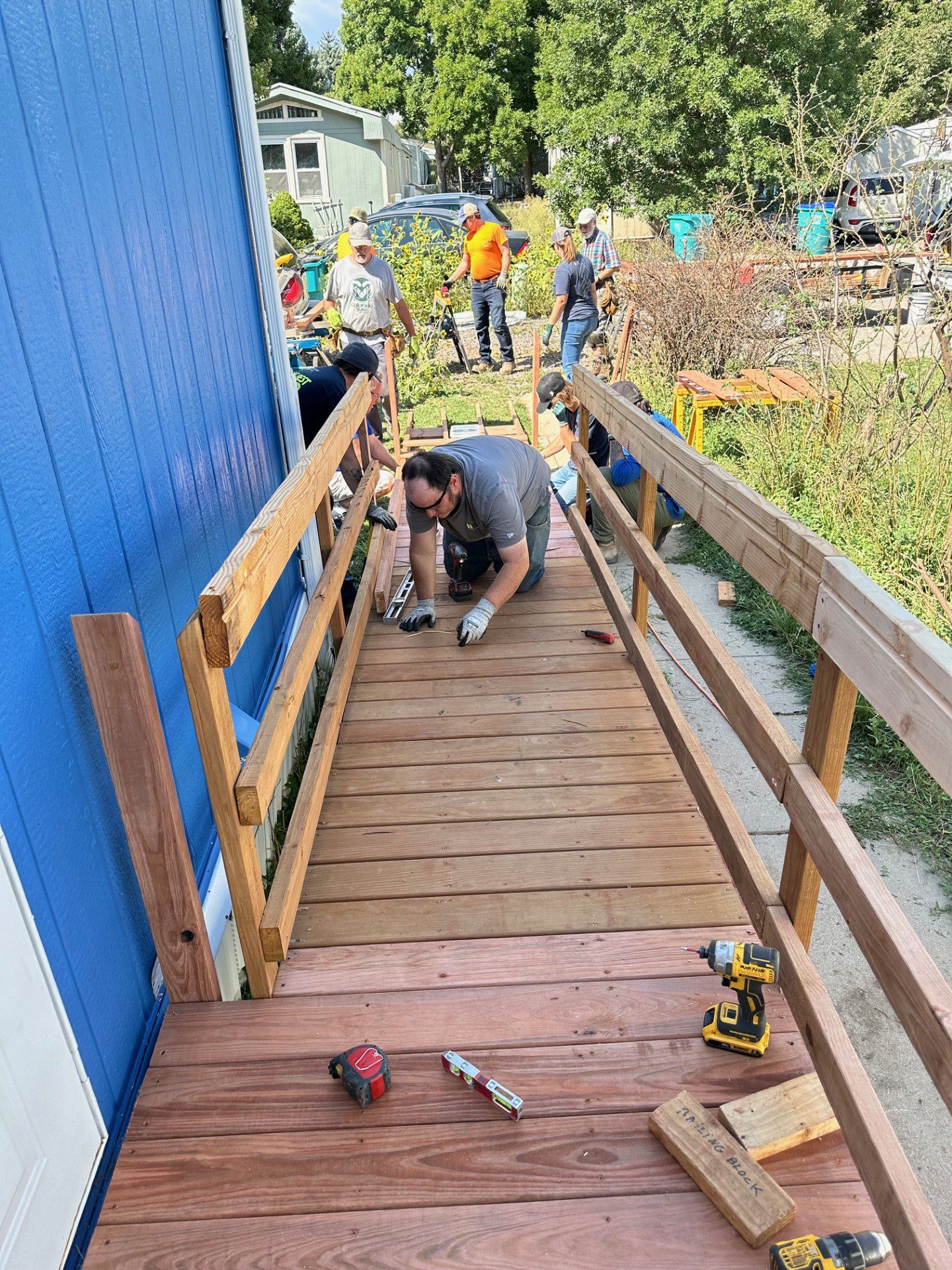 WEIFIELD VOLUNTEERS AT VOA RAMP BUILD | Weifield Electrical Contracting