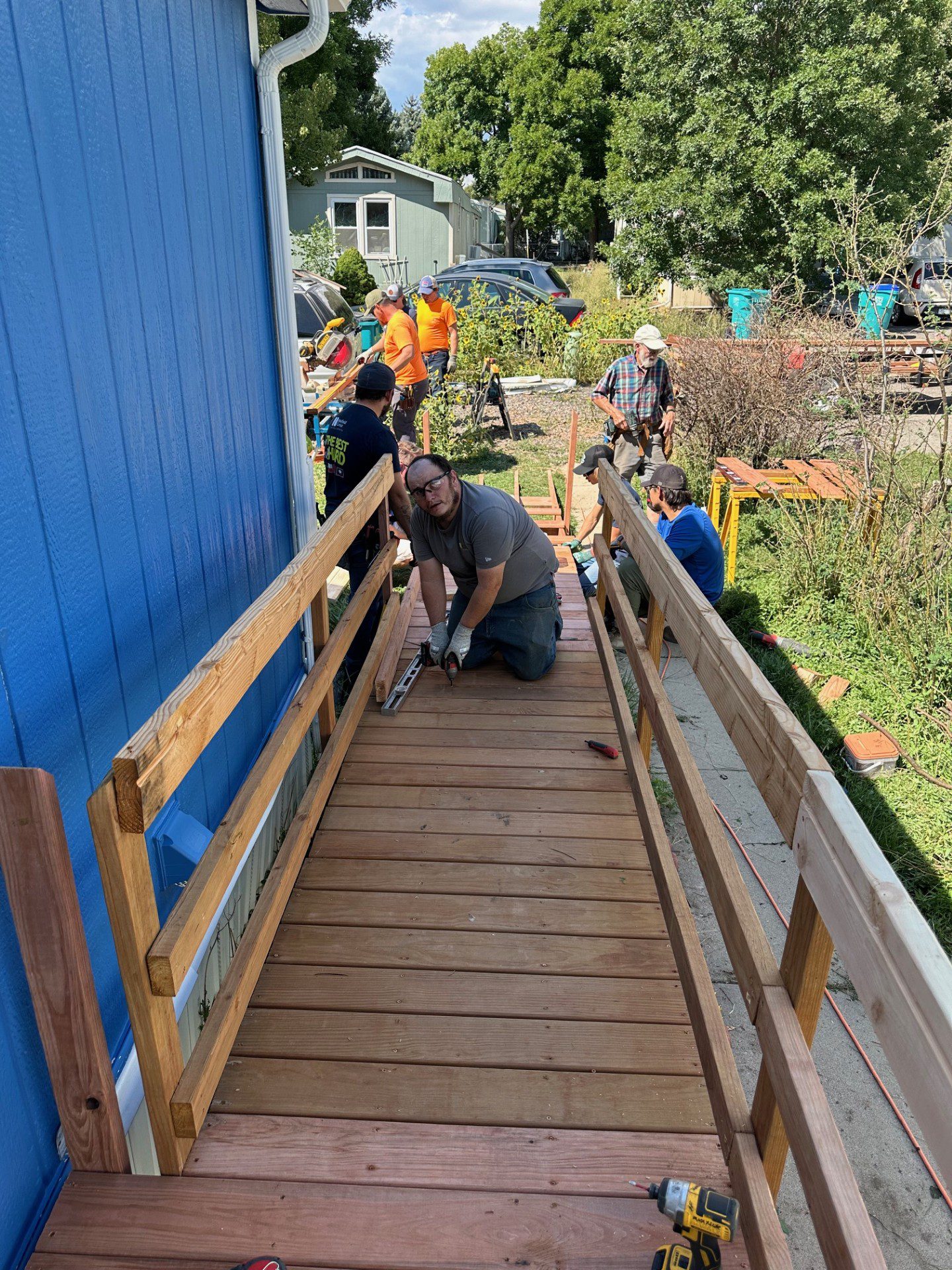 WEIFIELD VOLUNTEERS AT VOA RAMP BUILD | Weifield Electrical Contracting