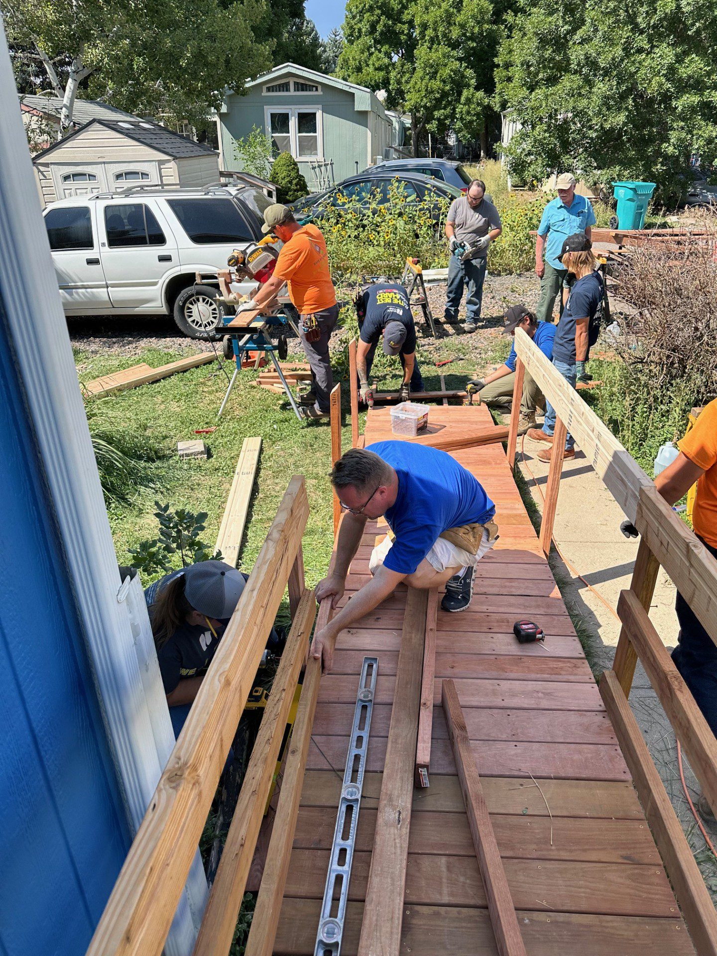 WEIFIELD VOLUNTEERS AT VOA RAMP BUILD | Weifield Electrical Contracting